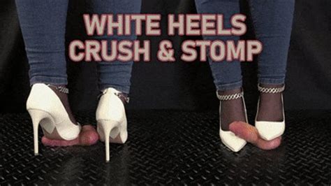 White Heels Crush And Stomp Vertical Version Tamystarly Bootjob