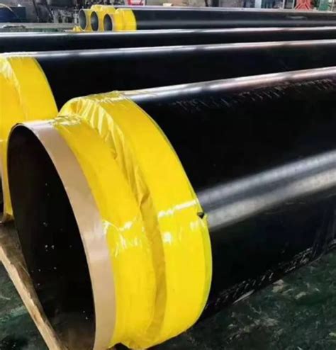 Underground Buried Pre Insulated Steel Pipe Polyurethane Foam Pipes For