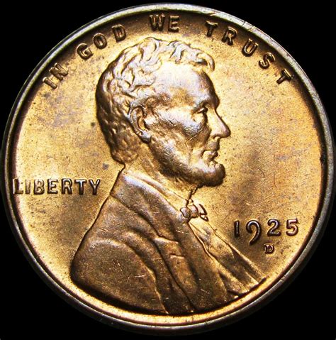 1925 Penny Value Are D” S” No Mint Mark Worth Money