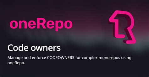 Code Owners 🚀 Onerepo