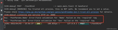 【gin学习笔记】03使用bind绑定参数和参数验证bindingrequired Csdn博客 【gin学习笔记】03使用bind绑定参数和参数验证bindingrequired Csdn博客