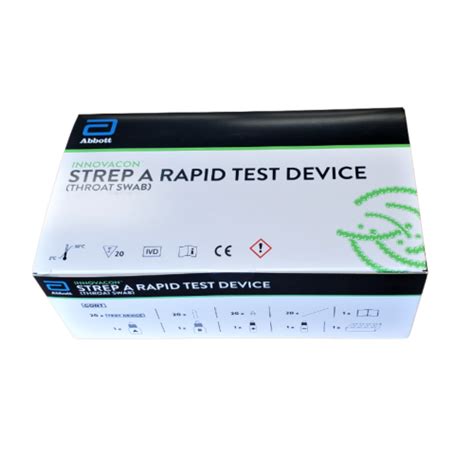 Strep A Test Kits By Innovacon 20box Medical Supplies