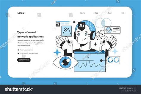 types artificial neural network applications web stock vector royalty free 2255762313