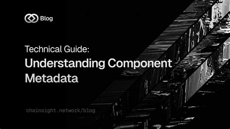 Technical Guide Understanding Component Metadata By Chainsight Medium