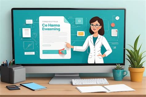 Elearning Course Illustration Mockup Premium Ai Generated Image