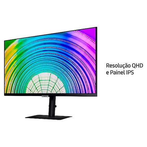 Monitor Samsung Viewfinity S6 27 2k Qhd Hdr 75hz 5ms Hdmi Dp Ips Lan