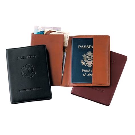Royce Leather Passport Holder And Travel Document Organizer In Leather