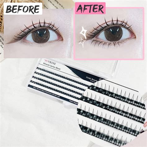 자연스러운 언더래쉬 아래속눈썹 특허받은 원조 A형 가닥 속눈썹 미브린 M2 미라클시리즈 언더래쉬 단품 에이블리