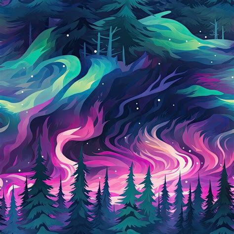 Premium Ai Image Captivating Aurora Borealis Dance