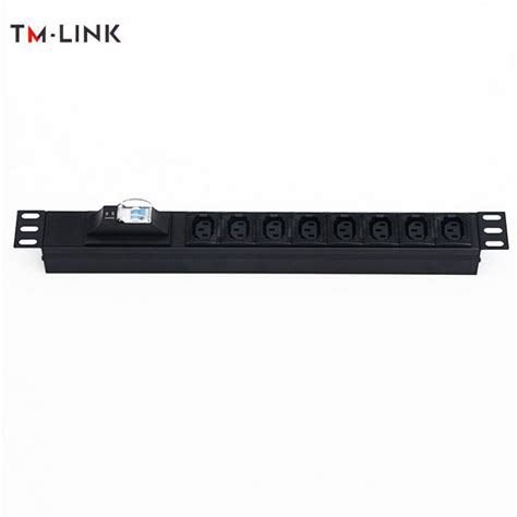 IEC Type 1u 19 Inch 8 C13 Sockets 10A With Switch PDU PDU And IEC Type PDU