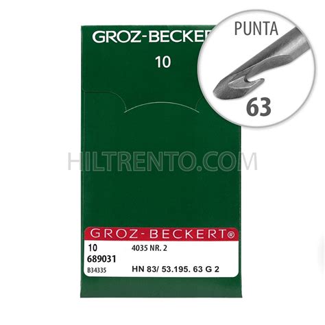 Agujas Groz-Beckert para maquinas de coser industriales - Catálogo completo