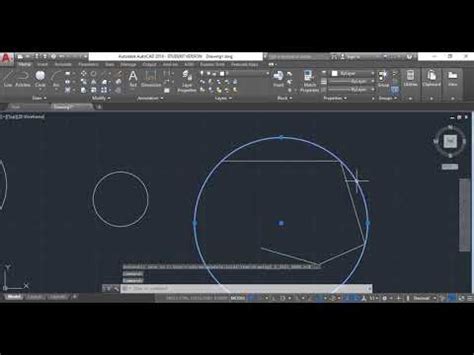 AutoCAD Tutorial Circle Command YouTube