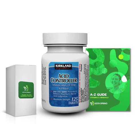 Buy Acid Controller 125 Count 20 Mg Bundle With Exclusive Vitamins