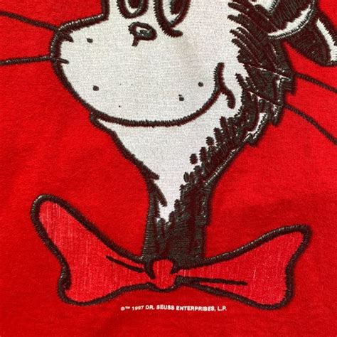 1997 Vintage Dr Seuss Cat In The Hat Graphic Tee T S Gem