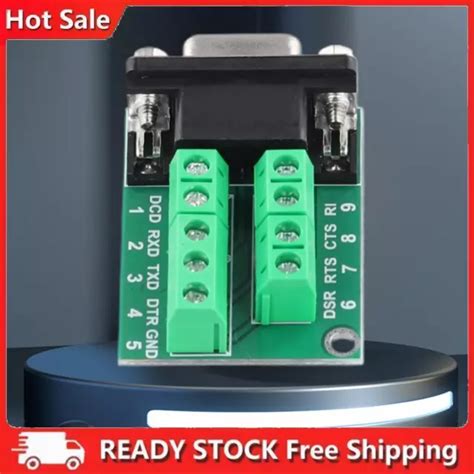 D Sub 9pin Solderless Connector Breakout Board Db9 Rs232 Serial Adapter Female £3 95 Picclick Uk