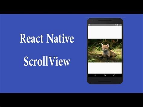 React Native Scrollview React Native Tutorial YouTube