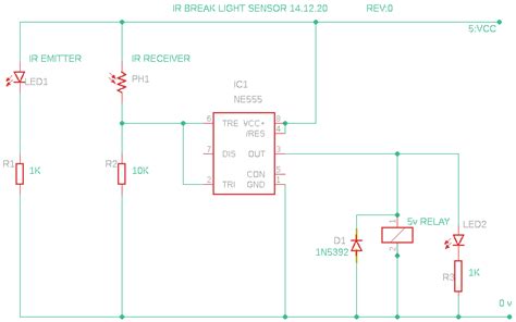 Light IR Beam Break Sensor Electrical Engineering Stack Exchange