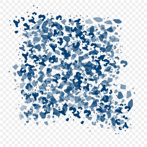 Blue Leaf Herek Style Blue Stroke Brush Png And Vector With
