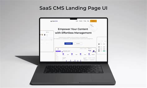 Saas Cms Landing Page Ui Figma
