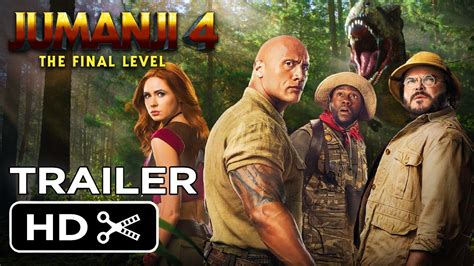 Jumanji 4 The Final Level 2024 Teaser Trailer Dwayne Johnson Kevin
