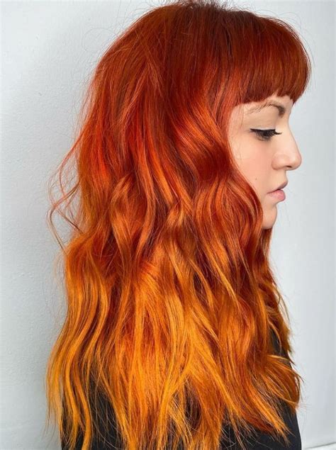 Fire Hair Colored Hair Tips Fire Hair Natural Red Hair