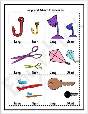 Shorter And Longer Objects