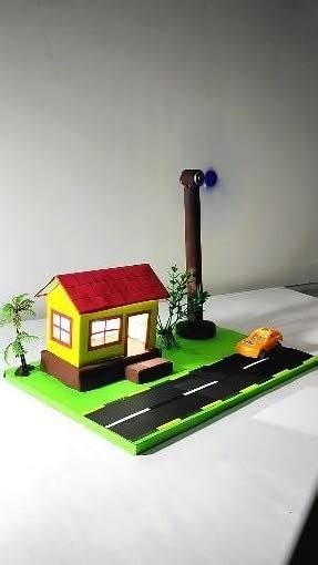 How To Make Working Model Of Windmill Or Wind Turbine School Project