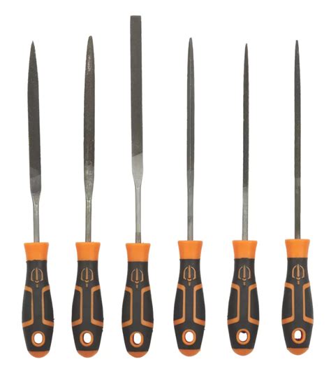 Magnusson Needle File Set 5 1 2 6 Pcs Screwfix