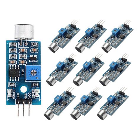 OSOYOO Pcs Sound Sensor Microphone Sound Detection Module For Arduino Raspberry Pi B