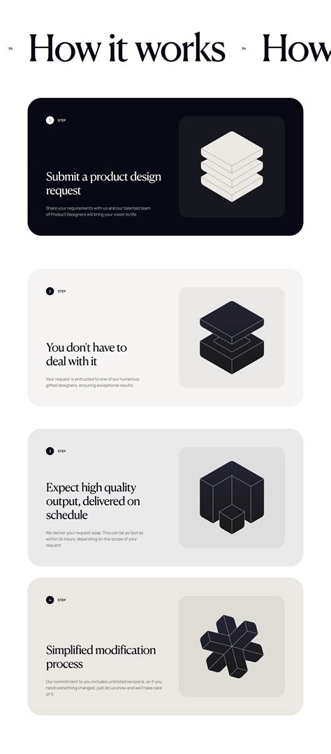 Paradigm Home Page Section How It Works Feature Section Design Design