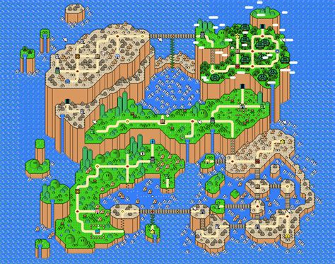 New Super Mario World Map New Super Mario World 1 The Twelve Magic
