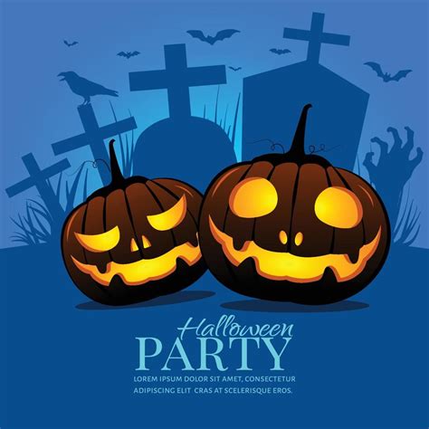 Halloween Pumpkins Vector Illustration 12981203 Vector Art At Vecteezy