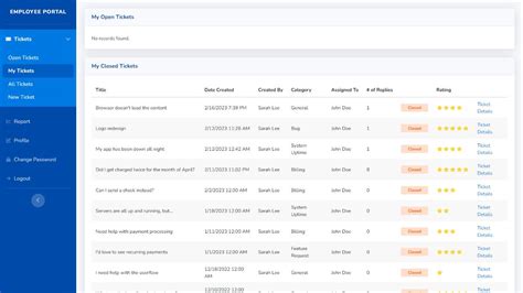 Support Helpdesk Ticketing System Free App Template Caspio Marketplace