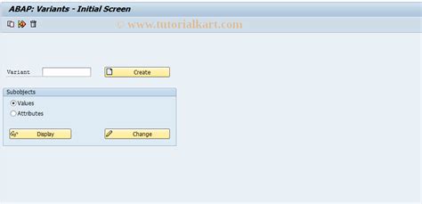 KM V SAP Tcode Select Variants For Business Processes Transaction Code