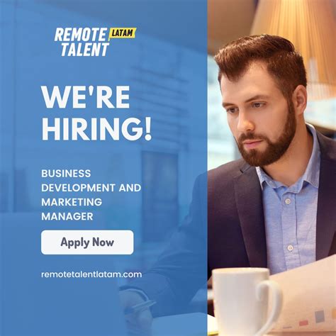 Remote Talent Latam On Linkedin Jobopportunity Remotework Marketingmanager Businessdevelopment…