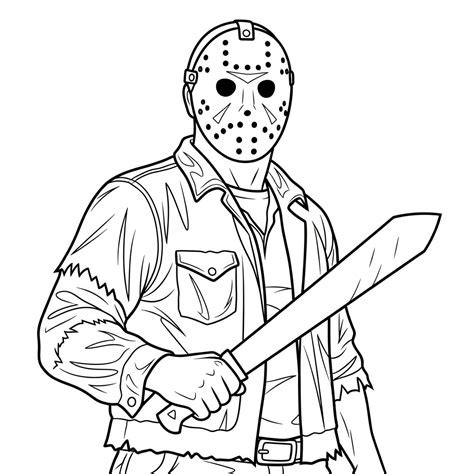 How To Draw Jason Voorhees