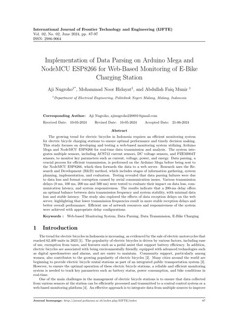 Pdf Implementation Of Data Parsing On Arduino Mega And Nodemcu