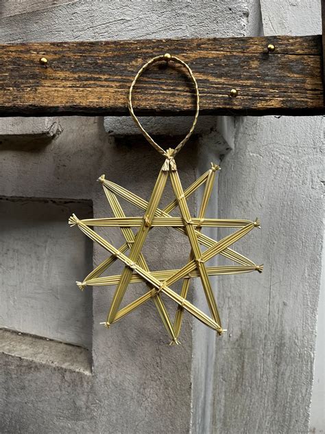 Прикраса з соломи Зірка Книжковий Лев