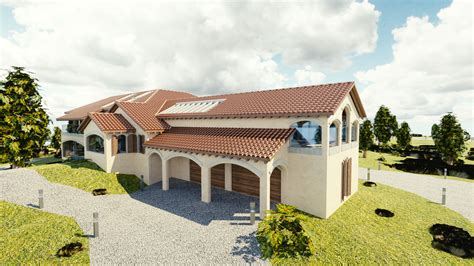 Artstation Modular Double Mansion Assets Pack Resources