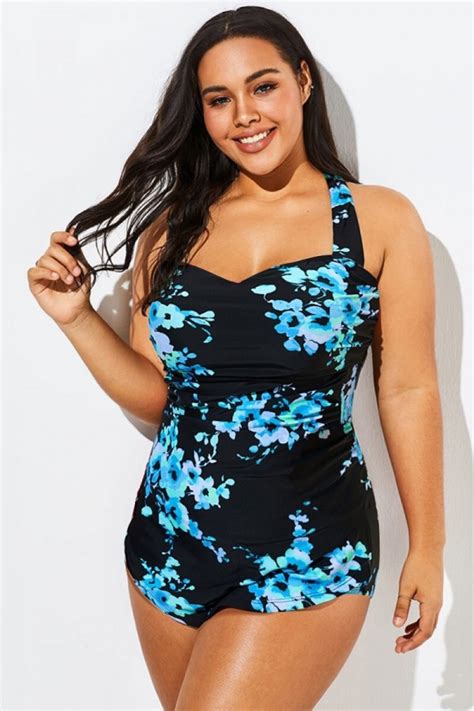 Shop Classic Plus Size One Piece Swimsuits For Summer Meetcurve