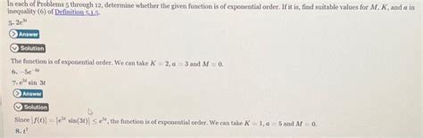 solved just number 8 prove that t 7 is of exponential
