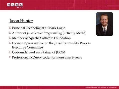 Marklogic Server Nosql At Apachecon Key Databases Computer