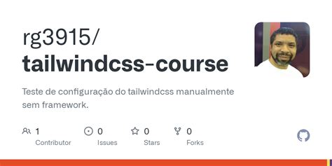 Github Rg3915tailwindcss Course Teste De Configuração Do