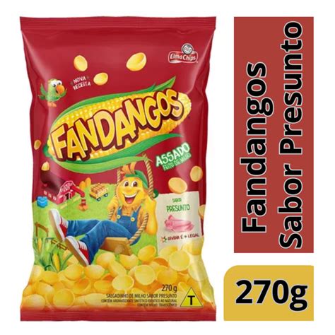 Salgadinho Fandangos Presunto 270g De Milho Elma Chips O Maior Pacote