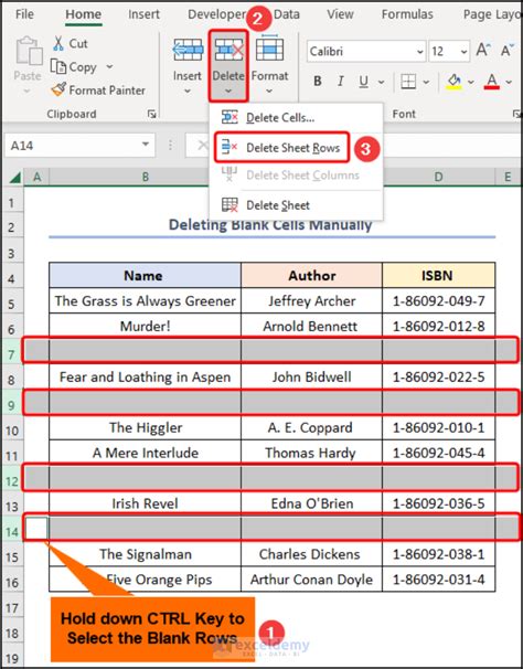 How To Delete Blank Cells And Shift Data Up In Excel