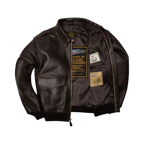 Cockpit Usa 100 Mission A 2 Pilots Jacket Brown Usa Made