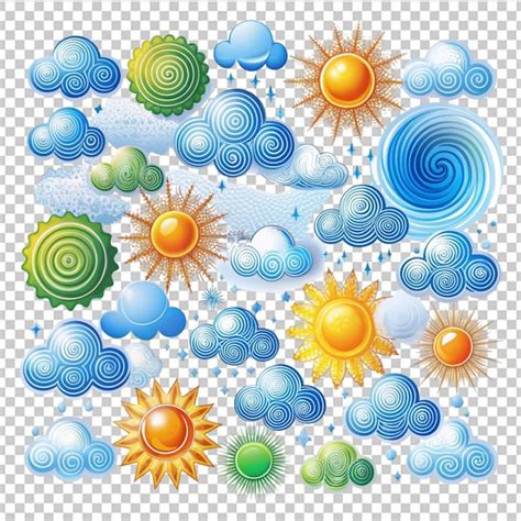 Abstract Interpretation Of Weather Patterns Premium Ai Generated Psd
