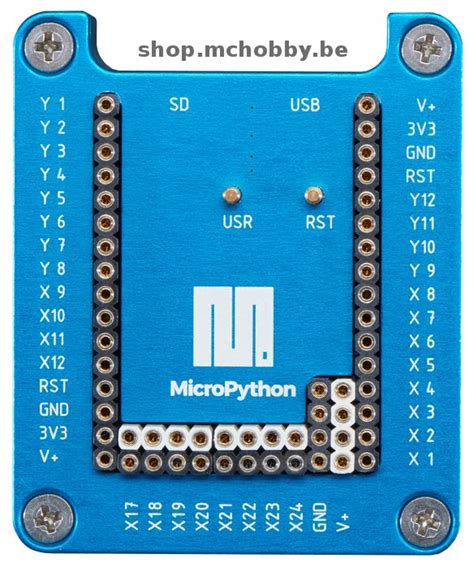 Boîtier Prototypage Pour Micropython Pyboard Mchobby Le Blog