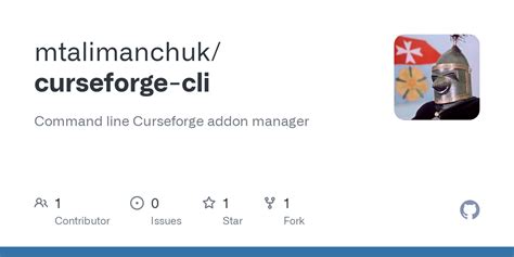Github Mtalimanchuk Curseforge Cli Command Line Curseforge Addon Manager