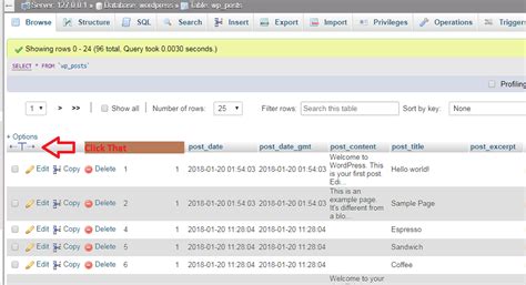Minimize Long Text Content Display In Phpmyadmin Table Stack Overflow
